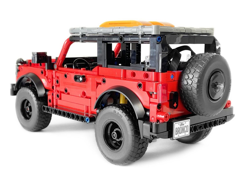 LEGO MOC 42213 Ford Bronco SUV RC MOD for Powered Up Motors by otrans ...