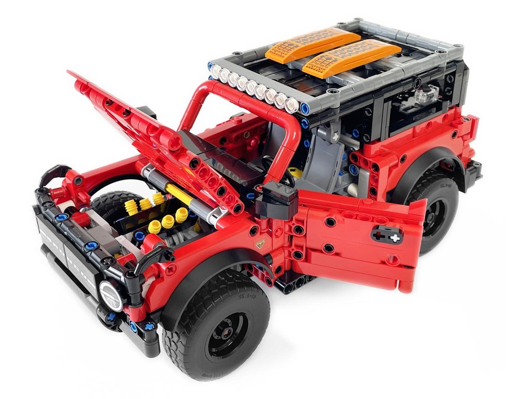 LEGO MOC 42213 Ford Bronco SUV RC MOD for Powered Up Motors by otrans ...