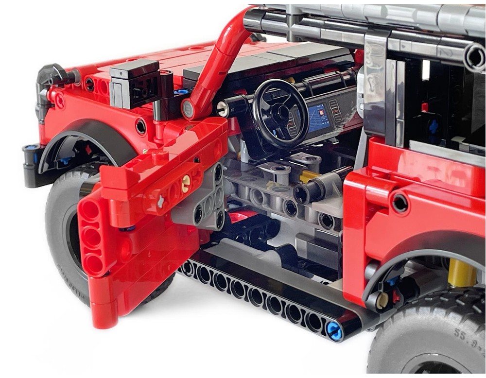 LEGO MOC 42213 Ford Bronco SUV RC MOD for Powered Up Motors by otrans ...