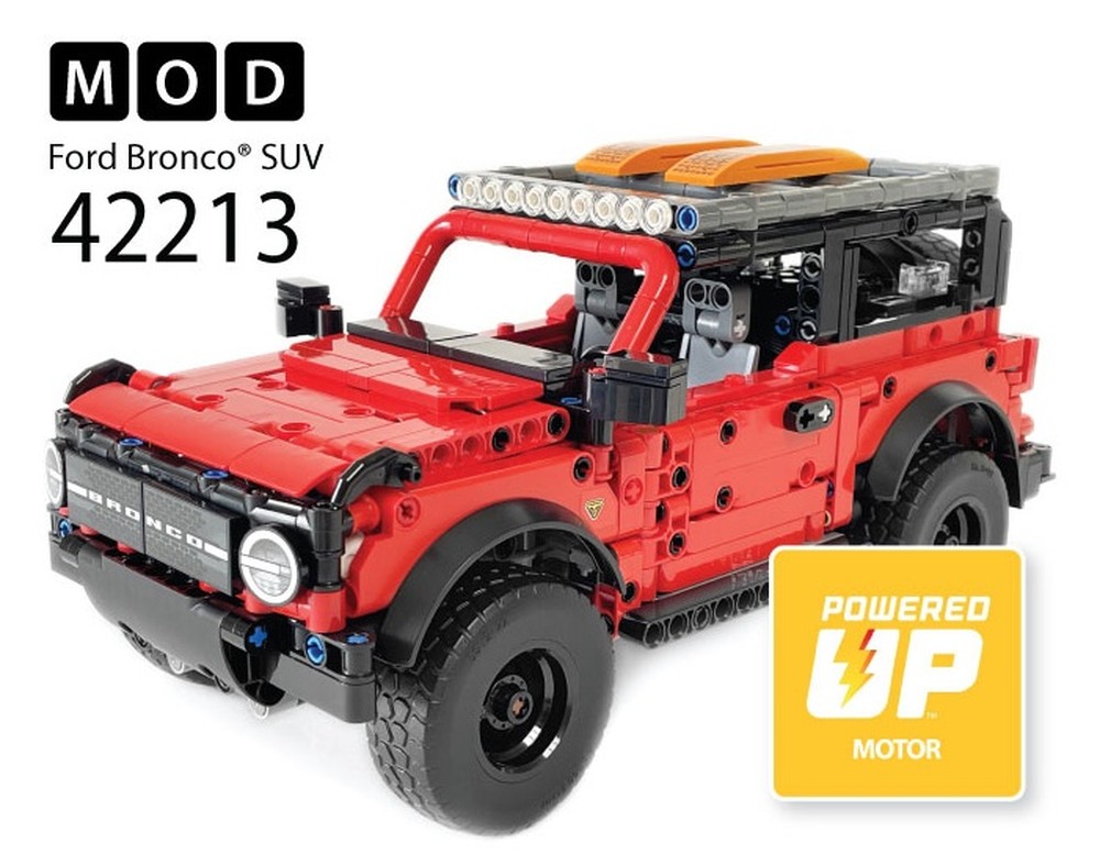 LEGO MOC 42213 Ford Bronco SUV RC MOD for Powered Up Motors by otrans ...