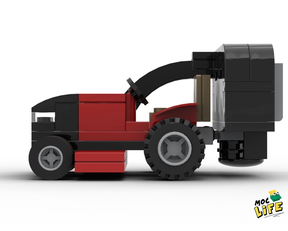 LEGO MOC Case IH land mower by MocLife | Rebrickable - Build with LEGO