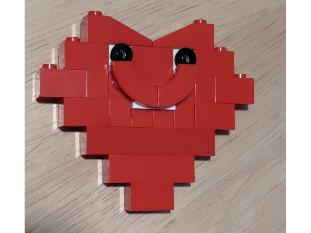 LEGO MOC-232947 Smiling Heart by titanBrooky | Rebrickable - Build with ...