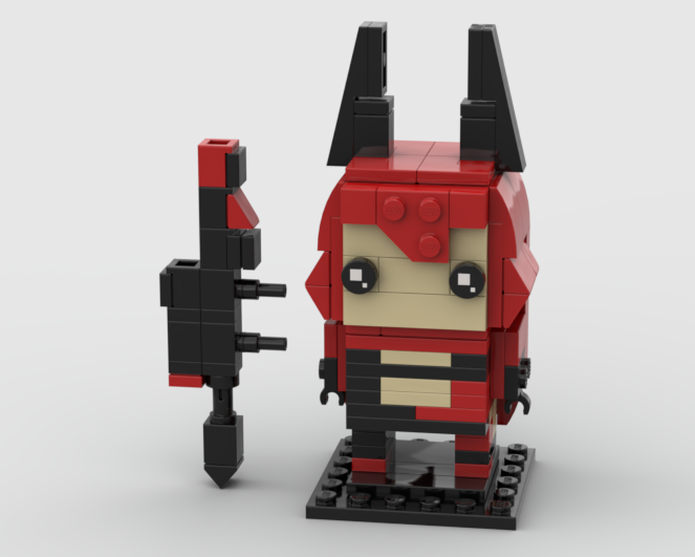 LEGO MOC NIKKE Red Hood Brickheadz by TimmyTron20000 | Rebrickable ...