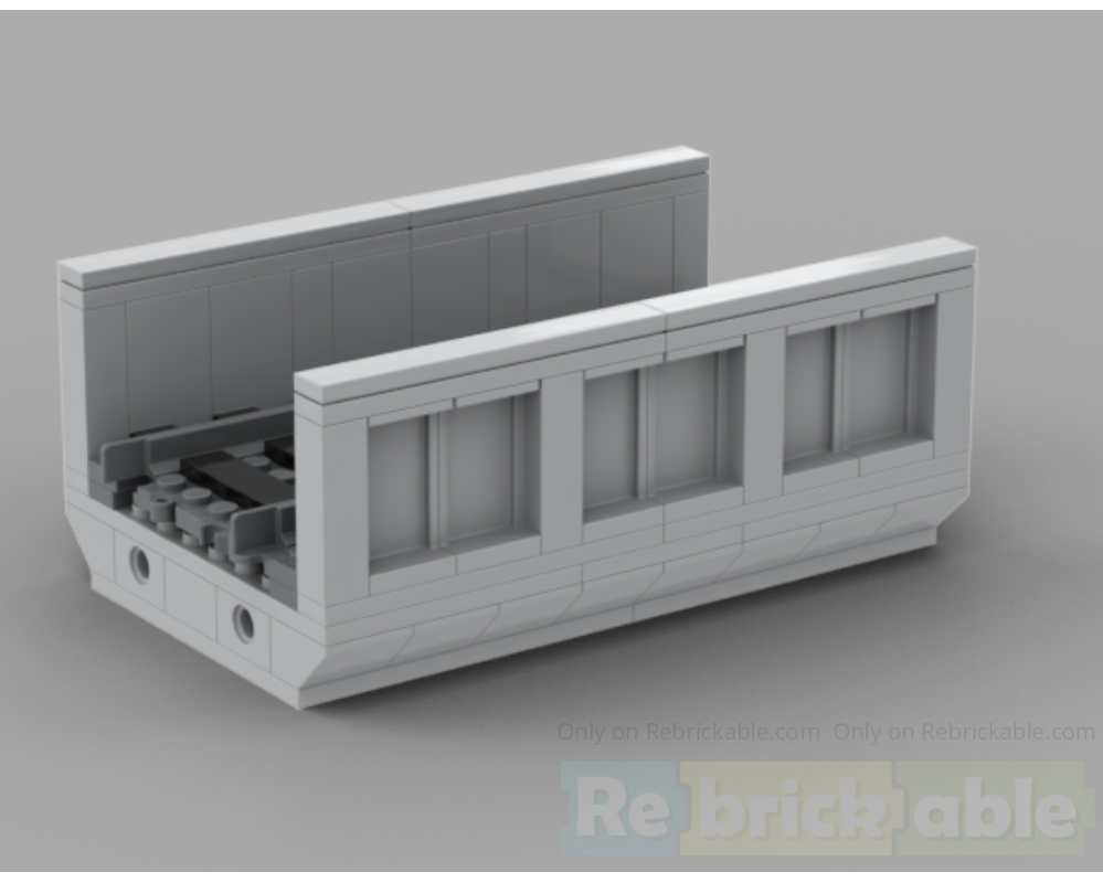 LEGO MOC-233001 Modular Elevated Train Line by Brick Studs ...