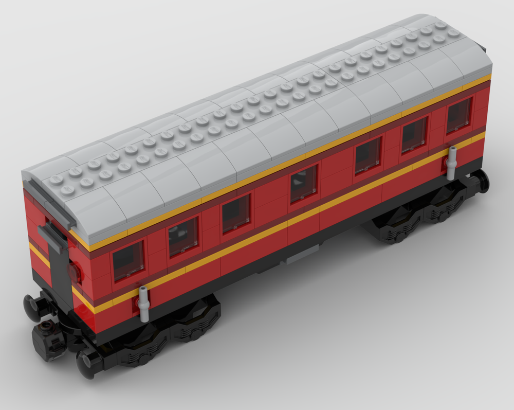 LEGO MOC-233004 76423-1 extended carriage with bogies and magnet ...