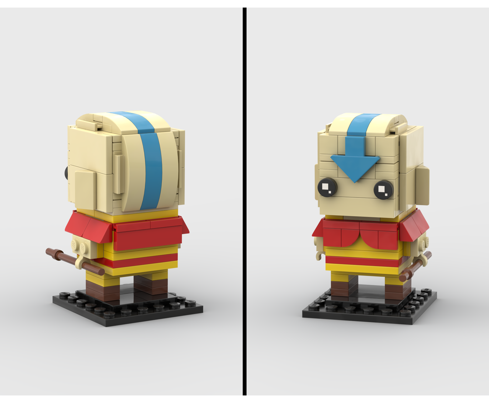 LEGO MOC-233005 Avatar Aang Brickheadz by Ethan_dyy | Rebrickable ...