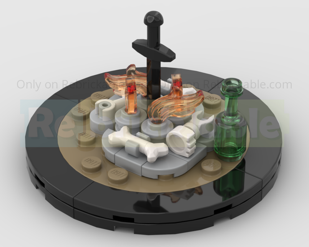 LEGO MOC Bonfire - Dark Souls by StereoBricks | Rebrickable - Build ...