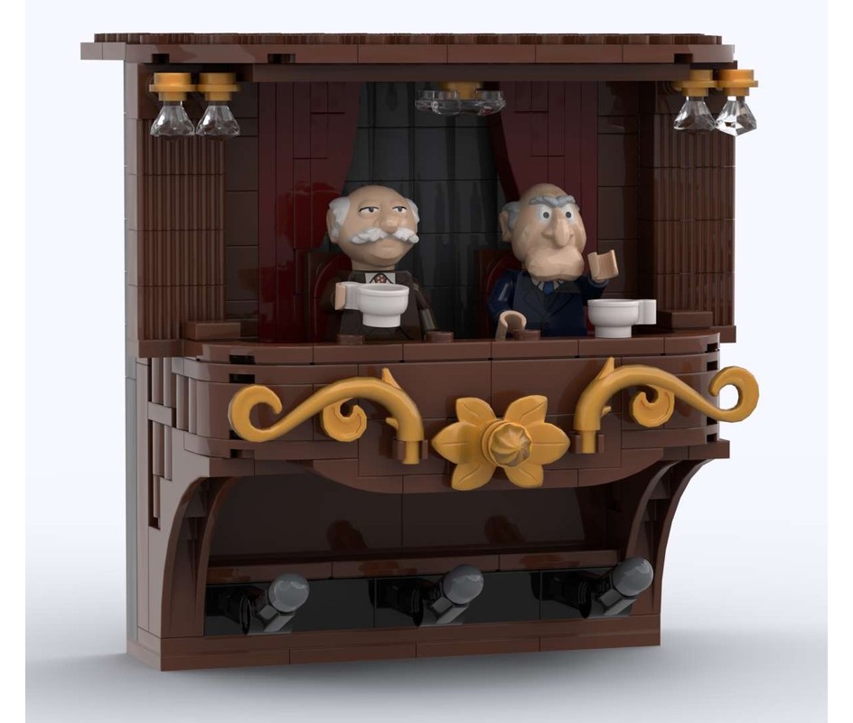 LEGO MOC-233025 Statler and Waldorf Balcony with Key Hanger or Self ...