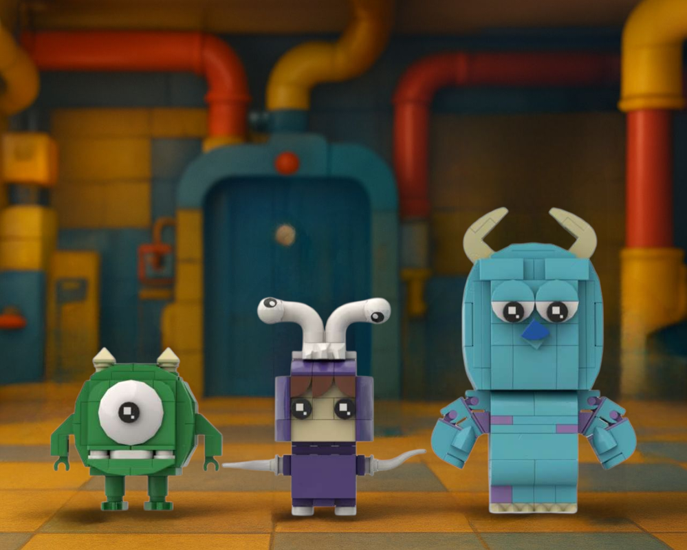 LEGO MOC Monster and Cie by Legofrench | Rebrickable - Build with LEGO