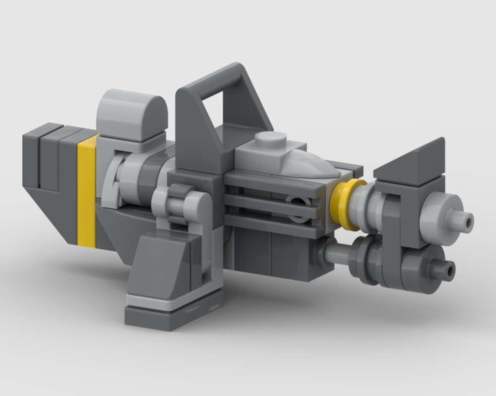 LEGO MOC Etilka - Jorge's Minigun Halo Reach Brickheadz by FlyingBrick ...