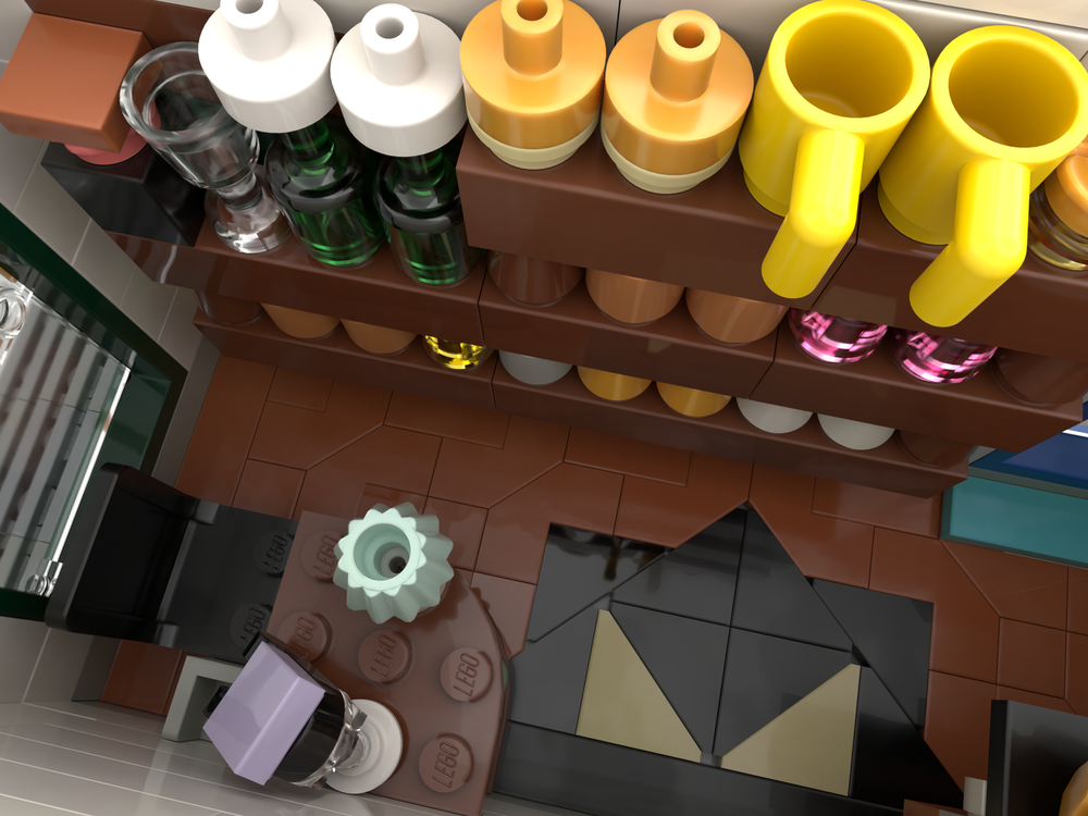 LEGO MOC-233039 Peter Parker’s Apartment and Shop - Alternate Build of ...