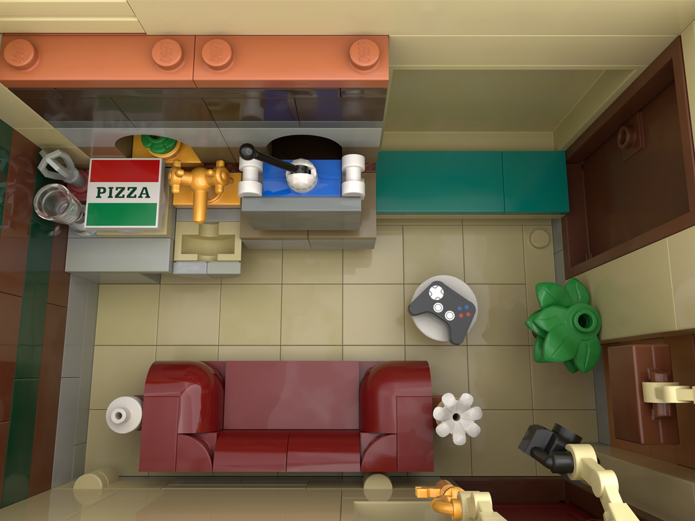 LEGO MOC-233039 Peter Parker’s Apartment and Shop - Alternate Build of ...