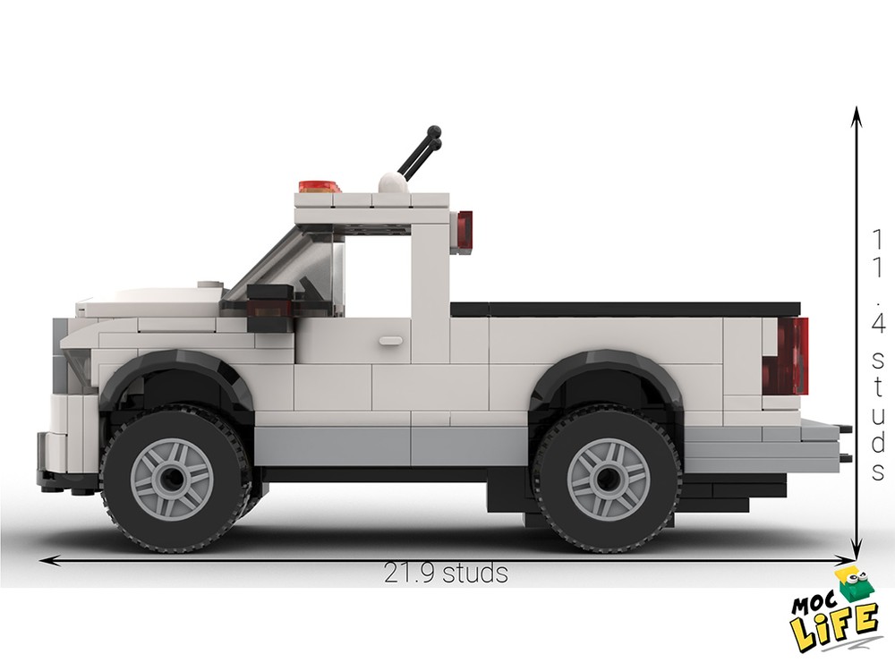 LEGO MOC Ram 2500 regular cab small bed by MocLife | Rebrickable ...