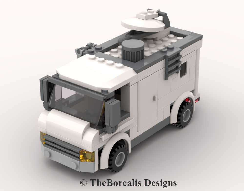 LEGO MOC-233041 News Van by TheBorealis | Rebrickable - Build with LEGO