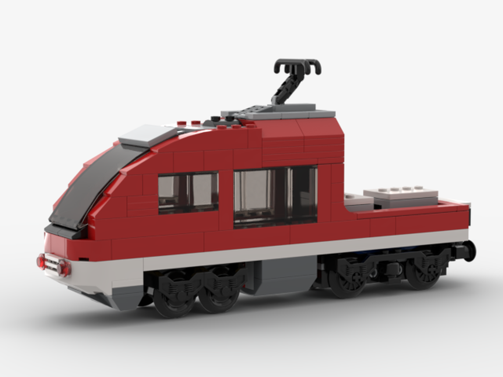 LEGO MOC 7938 Cargo End Module by BrickAndBuildsI | Rebrickable - Build ...