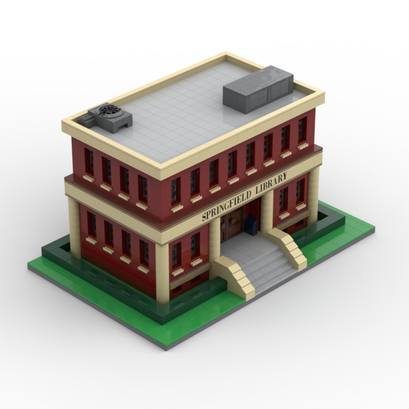 LEGO MOC SIMPSON - Library of Springfield by Gnomexpress | Rebrickable ...