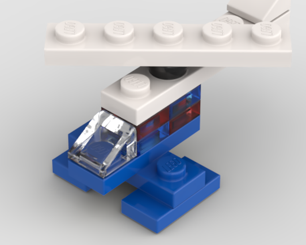 LEGO MOC Mini Police Helicopter by Revenge_Of_The_Brick | Rebrickable ...