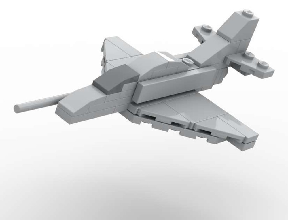 LEGO MOC Douglas A-4 Skyhawk (1/110 scale) by Vincent W | Rebrickable ...