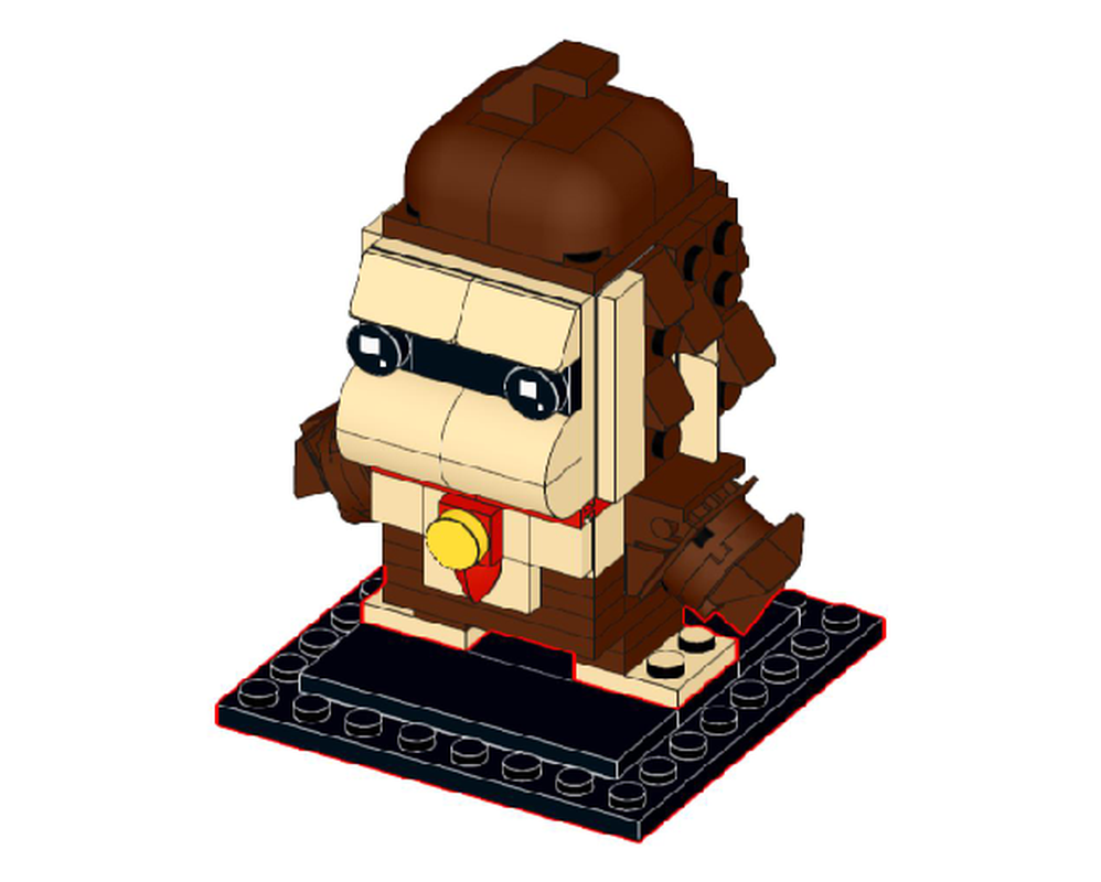 LEGO MOC-233087 Donkey Kong Brickheadz by BlessedBricks | Rebrickable ...