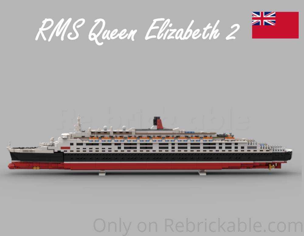 LEGO MOC-233098 RMS Queen Elizabeth 2 by BasicBuilder23 | Rebrickable ...