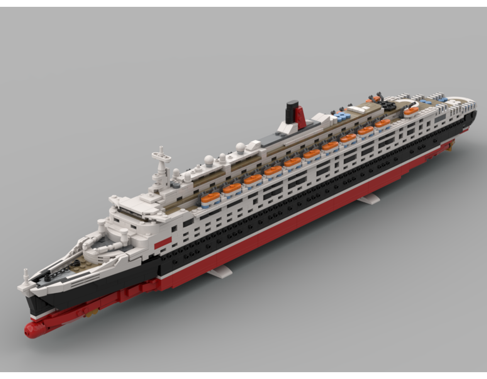 LEGO MOC RMS Queen Elizabeth 2 by BasicBuilder23 | Rebrickable - Build ...