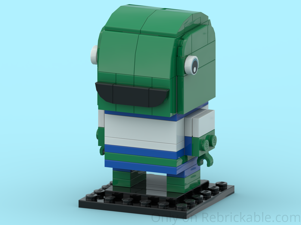 LEGO MOC Brickheadz Pucky the Whale Mascot by allen1124 | Rebrickable ...