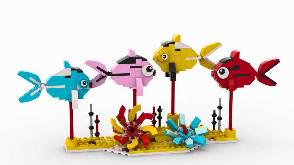 LEGO MOC 11032 Fish by Lenarex | Rebrickable - Build with LEGO