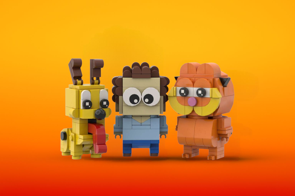 LEGO MOC Serie garfield by Legofrench | Rebrickable - Build with LEGO