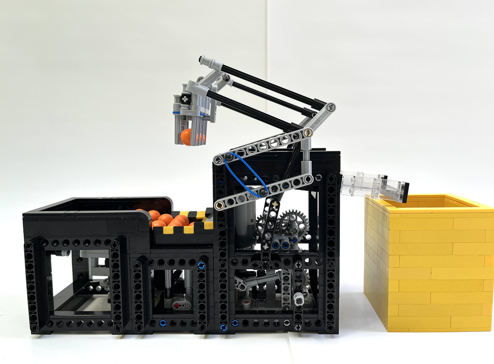LEGO MOC Linkage Crane GBC by Xeonbrick | Rebrickable - Build with LEGO