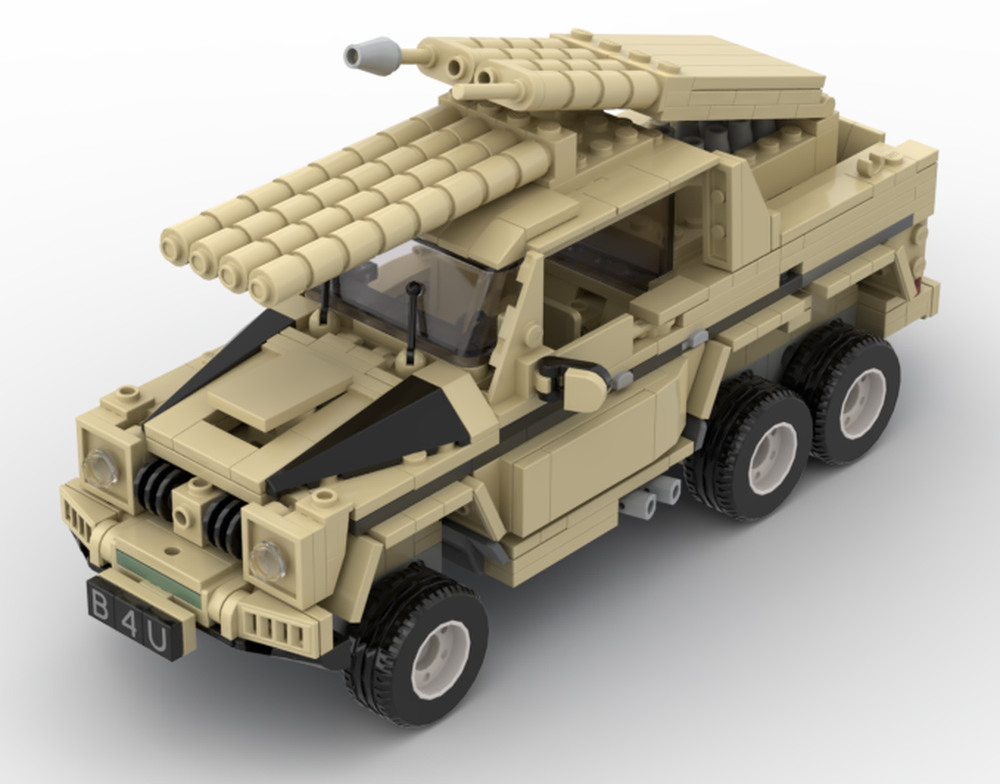LEGO MOC-233141 Military 6x6 Mercedes by Misser | Rebrickable - Build ...