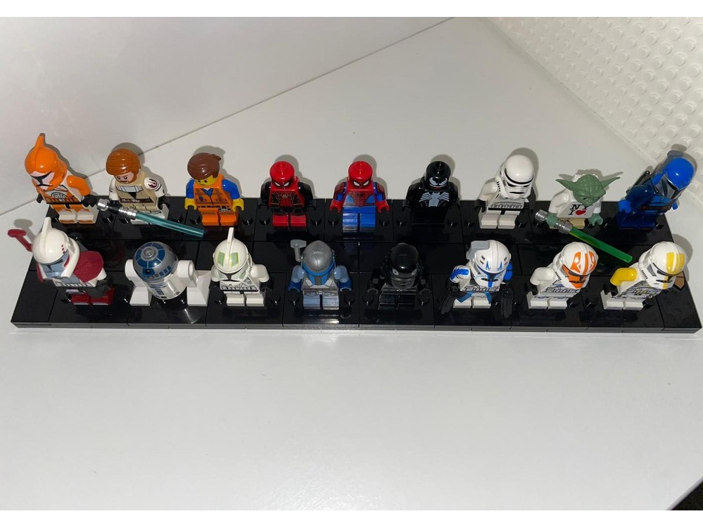 LEGO MOC Minifigure Display Plate by BrickSprout | Rebrickable - Build ...