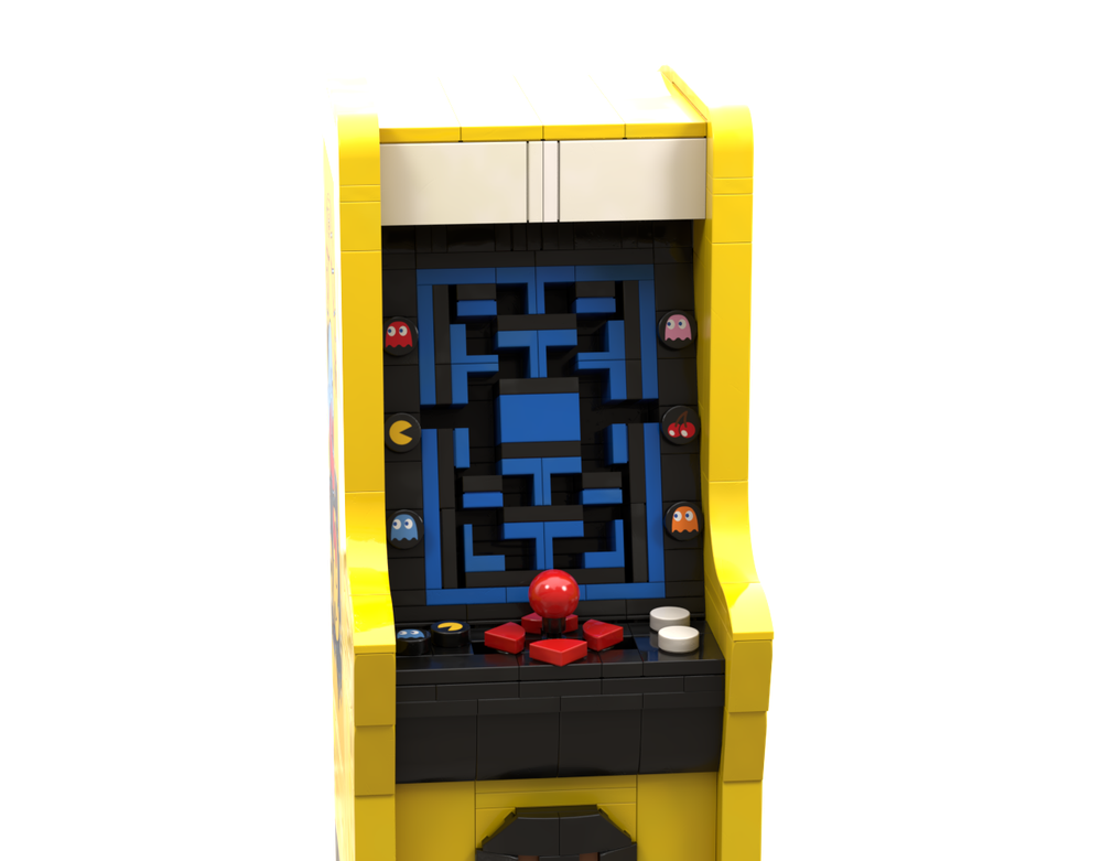 LEGO MOC Pac-Man Arcade Machine by tacotaco64™️ | Rebrickable - Build ...