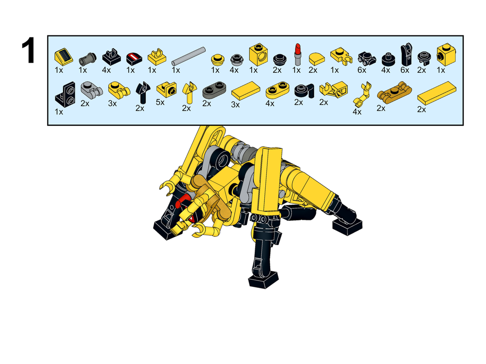 LEGO MOC Cyberpunk 2077 - Militech Cerberus (revised version) by ChrisW ...