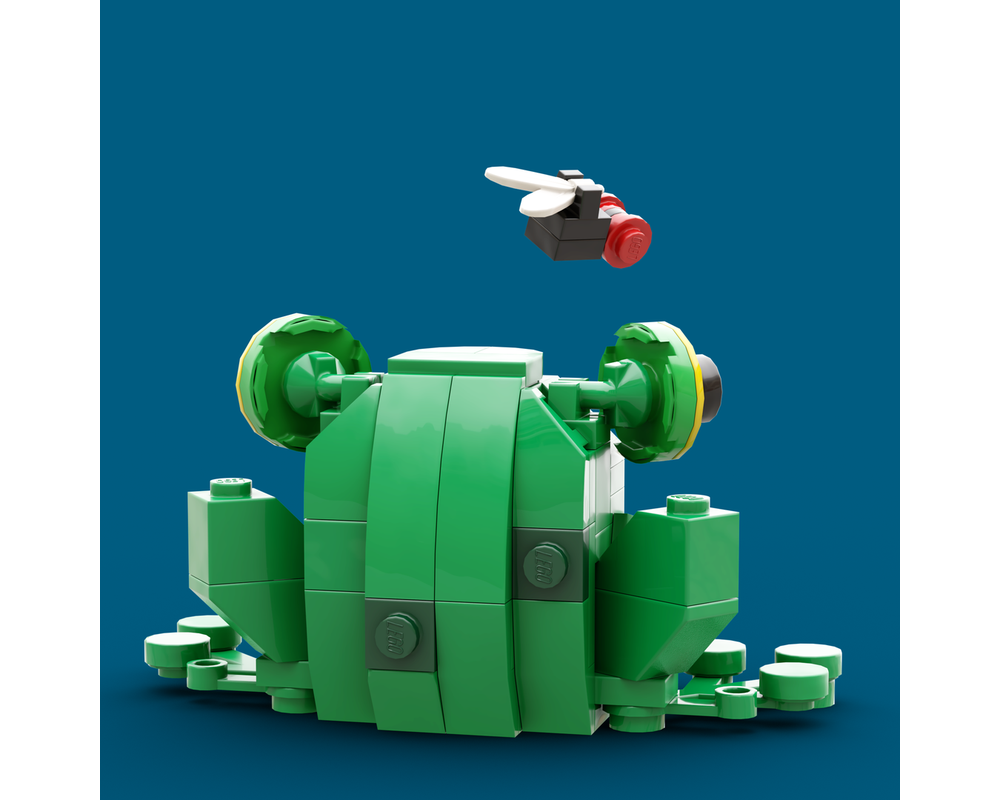 LEGO MOC-233200 Crazy-Eyed Frog - with interchangeable hats by ...