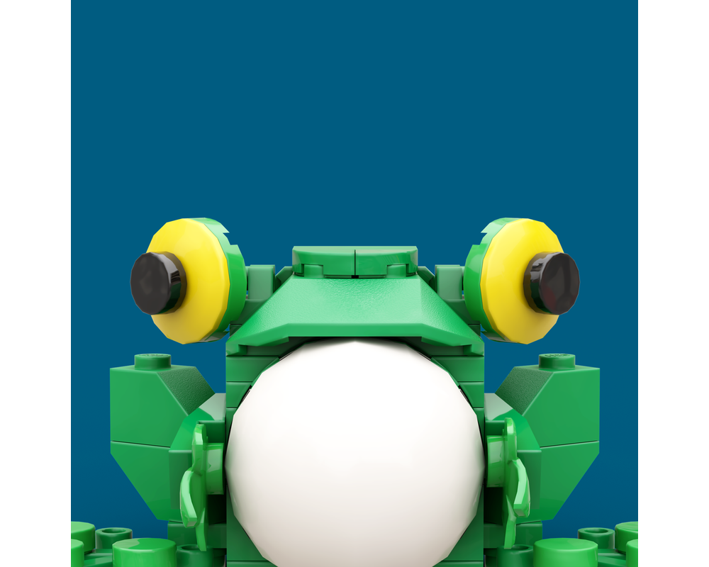 LEGO MOC-233200 Crazy-Eyed Frog - with interchangeable hats by ...