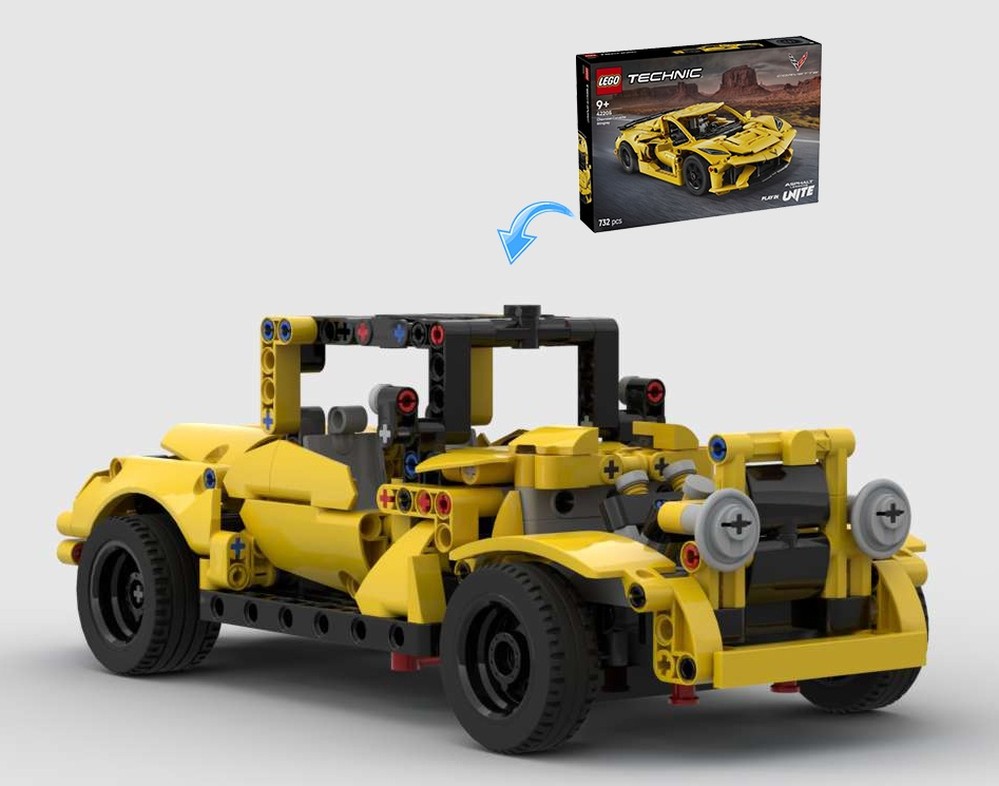 LEGO MOC Hot Rod 42205 Alternate Build by ErikGS | Rebrickable - Build ...
