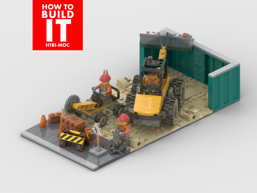 LEGO MOC Modular Construction Site Display for set 60450 + 952502 by ...
