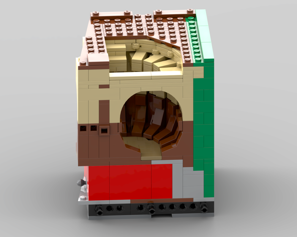 LEGO MOC Bag End Modul 11 "Curved Corridor" by Taylorsbrick_DD ...