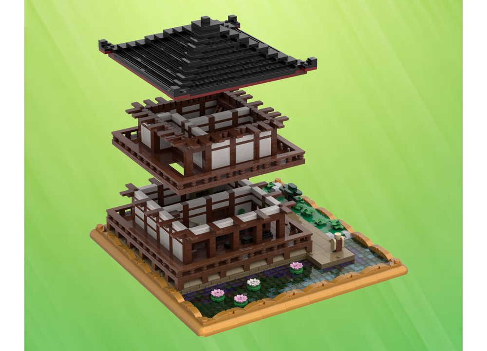 LEGO MOC-233235 Zen Temple by Blockwise | Rebrickable - Build with LEGO