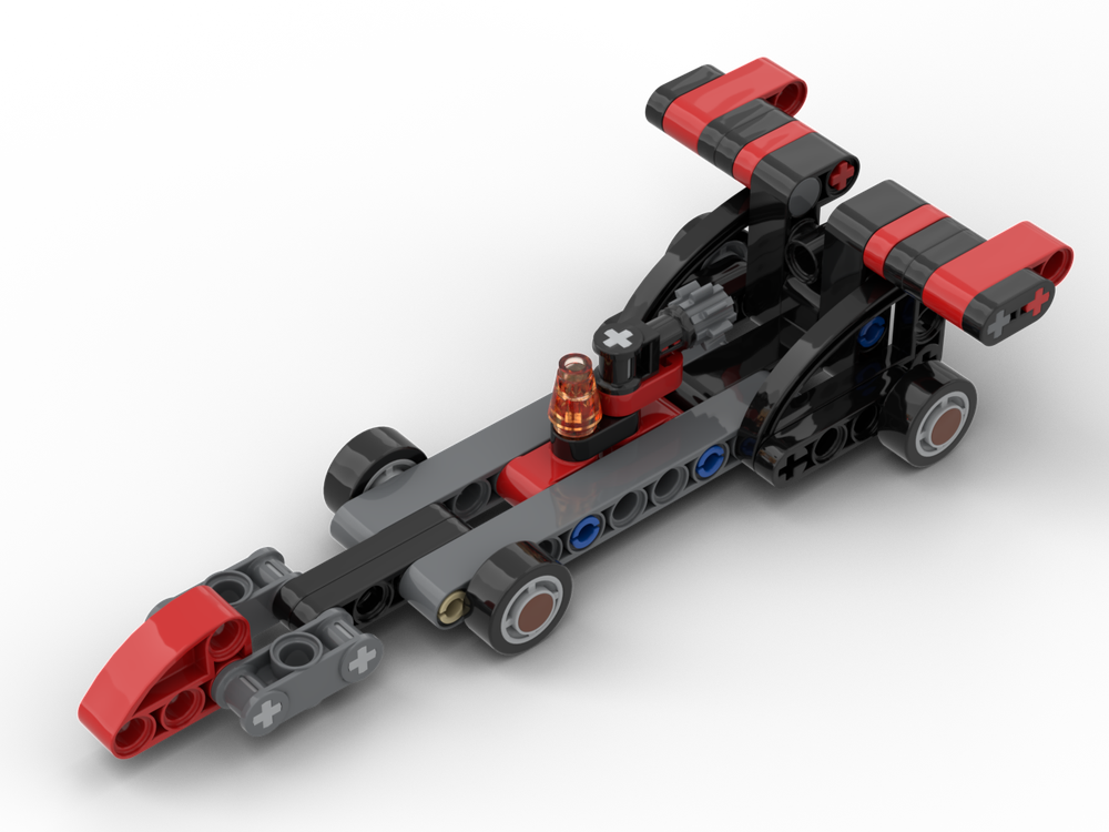 LEGO MOC 30655 Dragster by TheLuckyOne | Rebrickable - Build with LEGO