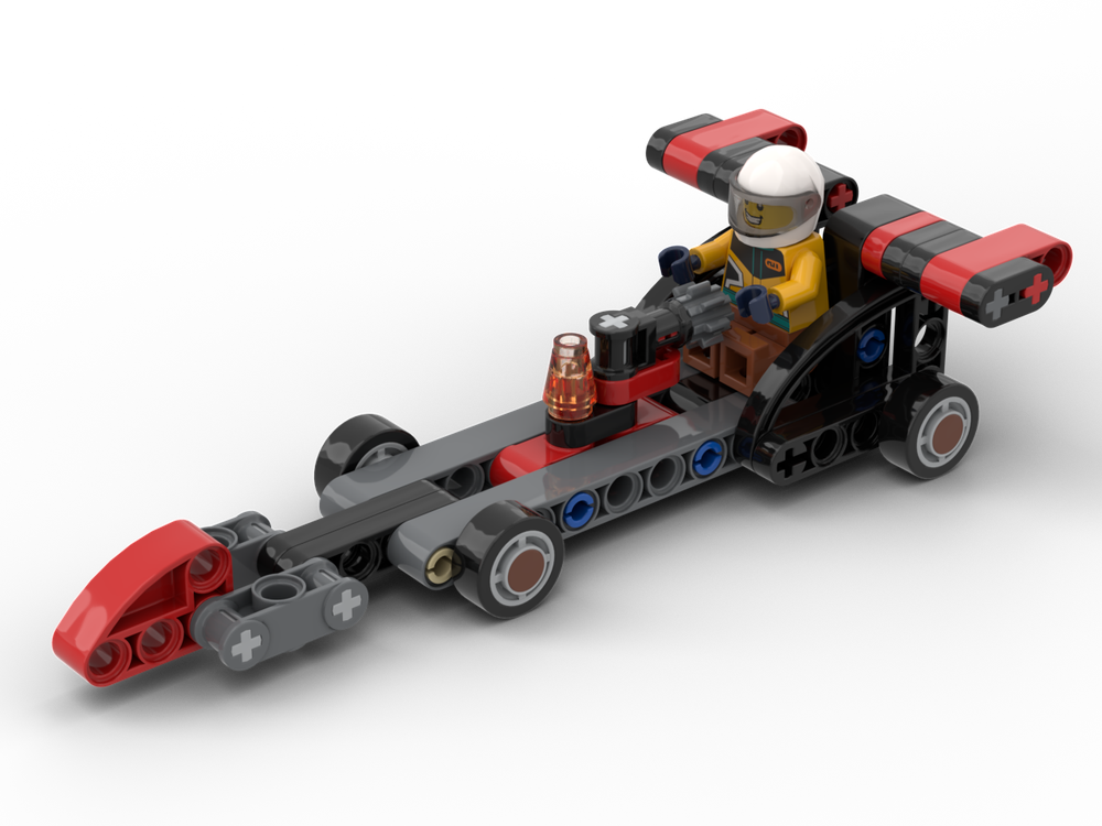 LEGO MOC 30655 Dragster by TheLuckyOne | Rebrickable - Build with LEGO