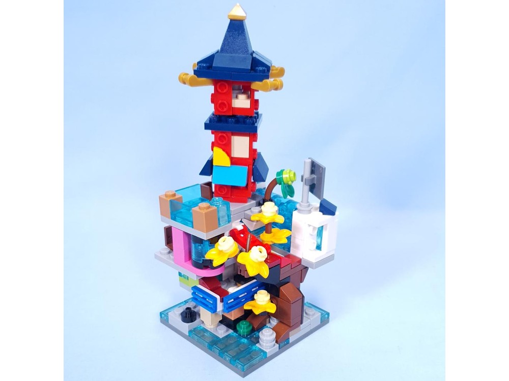 LEGO MOC Mini Ninjago City Downtown Energy by icedragonj | Rebrickable ...