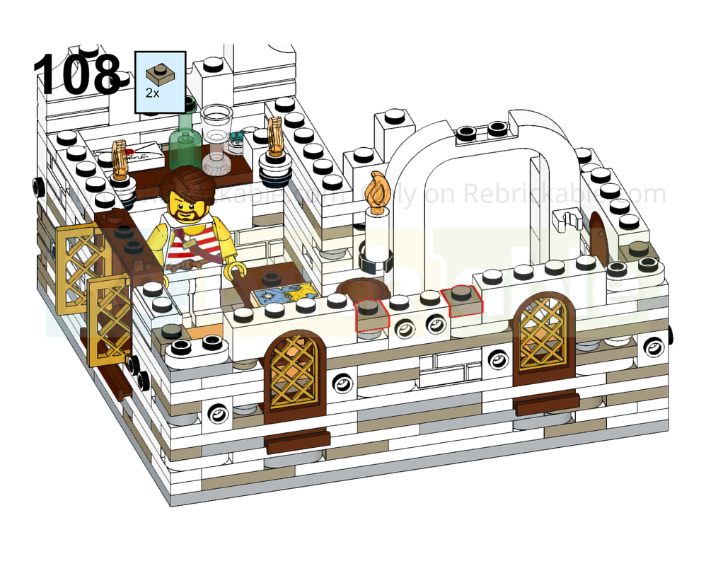 LEGO MOC Small Island Cabinet by HerzBrick | Rebrickable - Build with LEGO