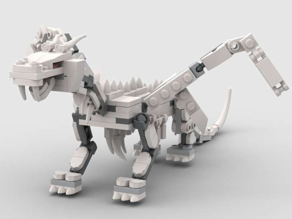 LEGO MOC Bone Dragon by FLDragon1 | Rebrickable - Build with LEGO