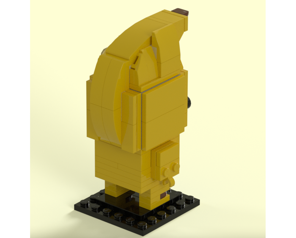 LEGO MOC Peely Brickheadz by chikin strip | Rebrickable - Build with LEGO