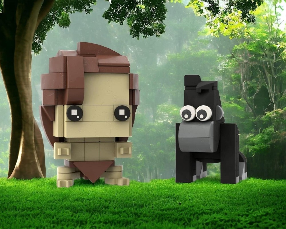 LEGO MOC-233308 Tarzan et Tok by Legofrench | Rebrickable - Build with LEGO