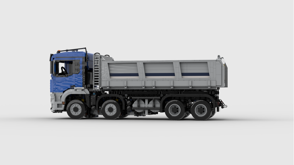 LEGO MOC-233350 New Man TGS 8x8 dump truck by LingKong | Rebrickable ...