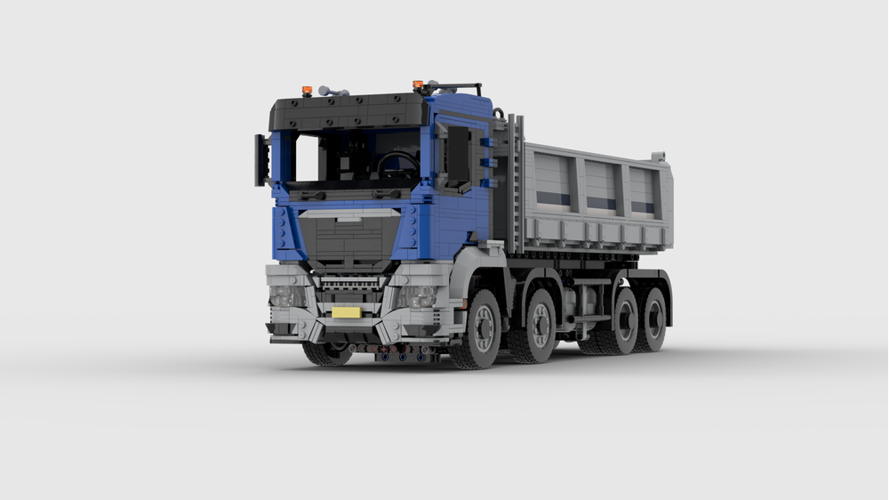 LEGO MOC-233350 New Man TGS 8x8 dump truck by LingKong | Rebrickable ...