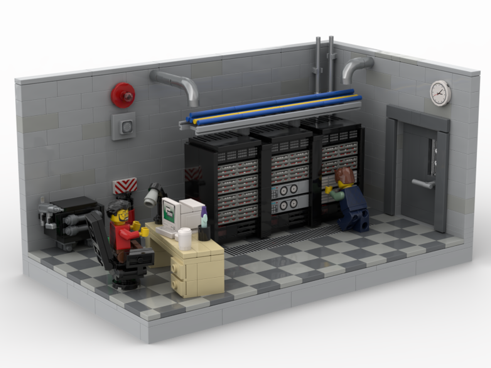 LEGO MOC-233364 Datacenter Diorama by Hoppa86 | Rebrickable - Build ...