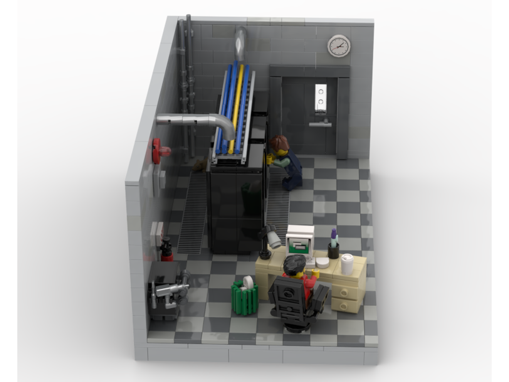 LEGO MOC Datacenter Diorama by Hoppa86 | Rebrickable - Build with LEGO
